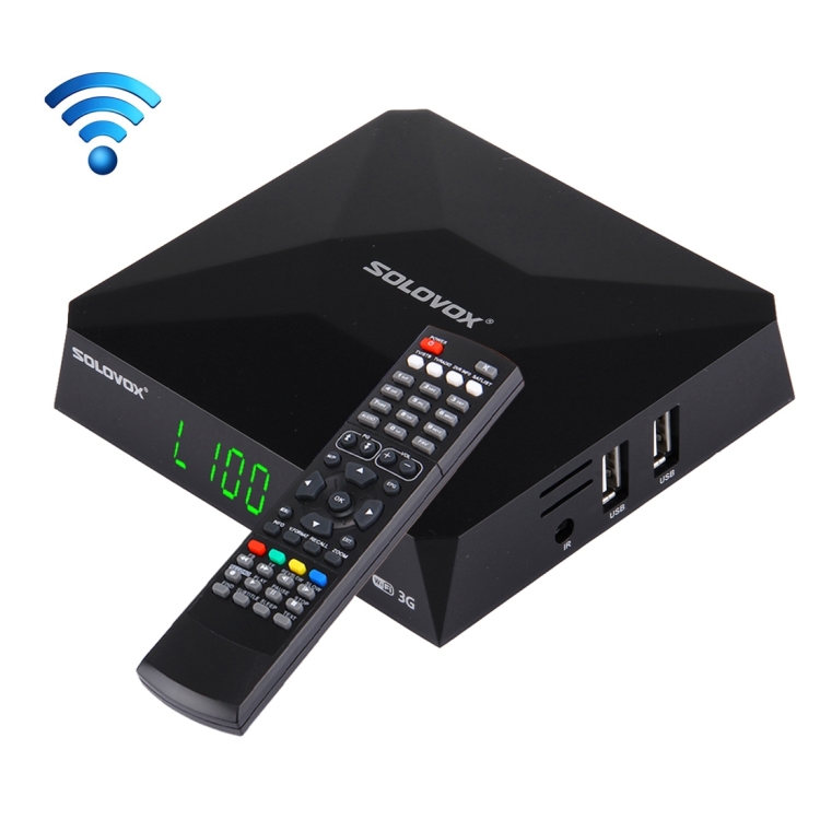 Original SOLOVOX F6S HD Digital Satellite Receiver Support 2 x USB, USB ...