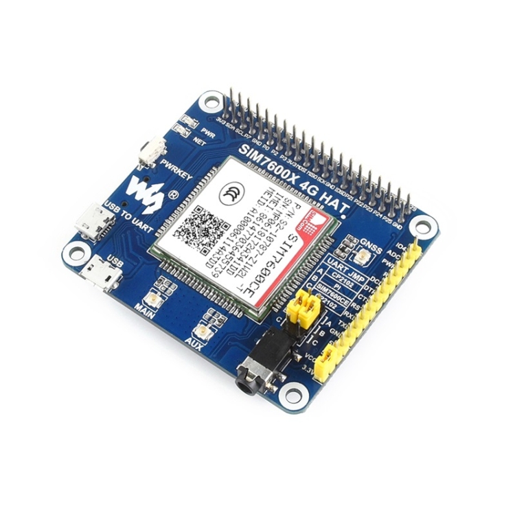 Waveshare 4G / 3G / 2G / GSM / GPRS / GNSS HAT สำหรับ Raspberry Pi, LTE ...