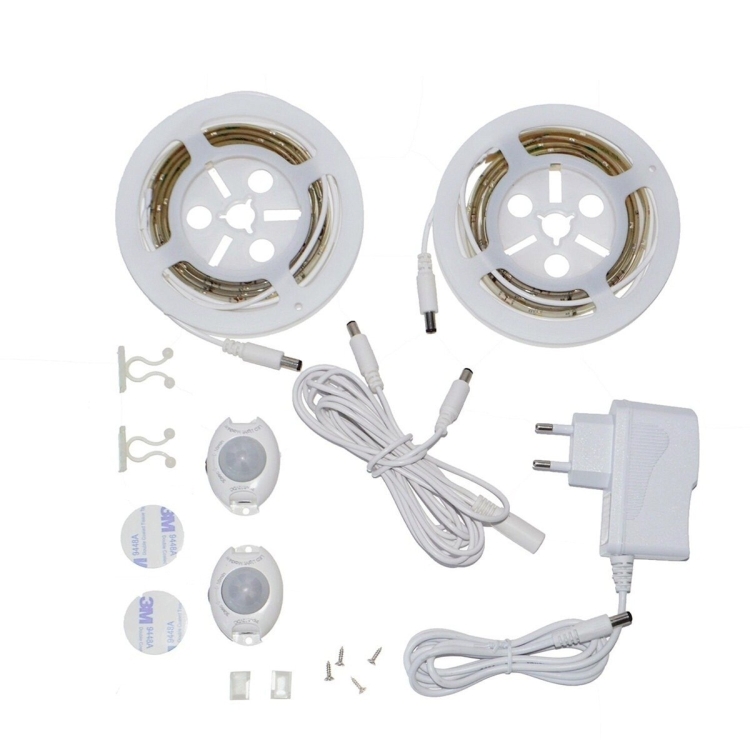 YWXLight LED Light Bar ปลั๊ก EU 2x1.2M ไฟเตียงเหนี่ยวนำไฟกลางคืนโคมไฟ ...