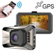 D909 3 inch Car Ultra HD Driving Recorder, Single Recording + GPS ...
