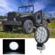 D0037 9.8W 10-30V DC 6000K 3 inch 14 LEDs Circle Offroad Truck Car ...