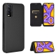 For Vivo Y20 / Y20i (Indian) Carbon Fiber Texture Horizontal Flip TPU ...