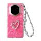 For Huawei Mate X7 Shell Pattern DIY Phone Case with Love Bracelet(Rose ...
