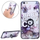 For iPhone 6 & 6s Embossed Flowers and BABY DO NOT CRY Words Pattern ...