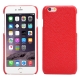 For iPhone 6 & 6s Litchi Texture Cowhide Leather Back Cover Case(Red)