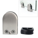 9-14mm Flat Bottom Matte Polished 201 Stainless Steel Fixed Clip ...