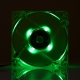 8025 4 Pin DC 12V 0.18A Computer Case Cooler Cooling Fan with LED Light ...