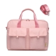 Laptop Bag Double Pocket Single Shoulder Bag, Size: 15.6 Inches (Pink)