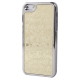 Figure Pattern Silver Frame Plastic Case for iPhone 5 & 5s & SE (Golden)