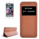 Horizontal Flip Litchi Texture Leather Case with Holder & Caller ID ...