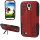 Plastic + Silicon Combination Case with Retractable Holder for Galaxy S ...