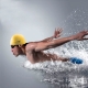 Swimming Cap, Excellent Waterproof Swimming Hat, Elastic Silicone Hot ...