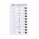 Wall Hanging Checklist Memo Boards Adjustable Checklist Board,Style: My Chores