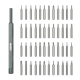 JAKEMY JM-8182 49 in 1 Aluminum Alloy Handle Screwdriver Set