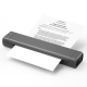 M08F Bluetooth Wireless Handheld Portable Thermal Printer(Gray Letter ...