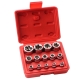 14pcs/set E-type 6-corner Plum Blossom Socket Combination Car Repair Kit Tool(Box Color Random ...