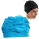 Swimming Cap, Excellent Waterproof Swimming Hat, Elastic Silicone Hot ...
